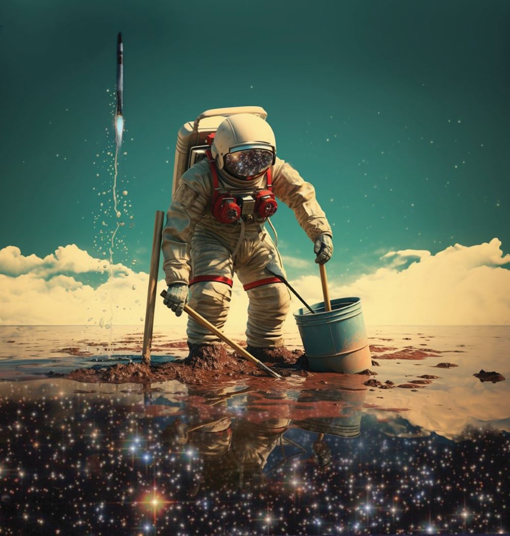 Can companies clean up by cleaning up space?