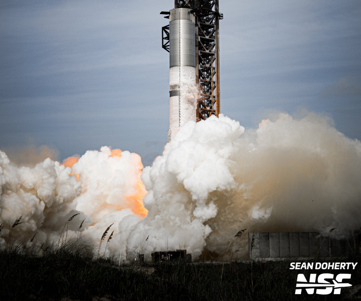 Booster 12 static fires at Pad A and Pad B tower stacking underway ...
