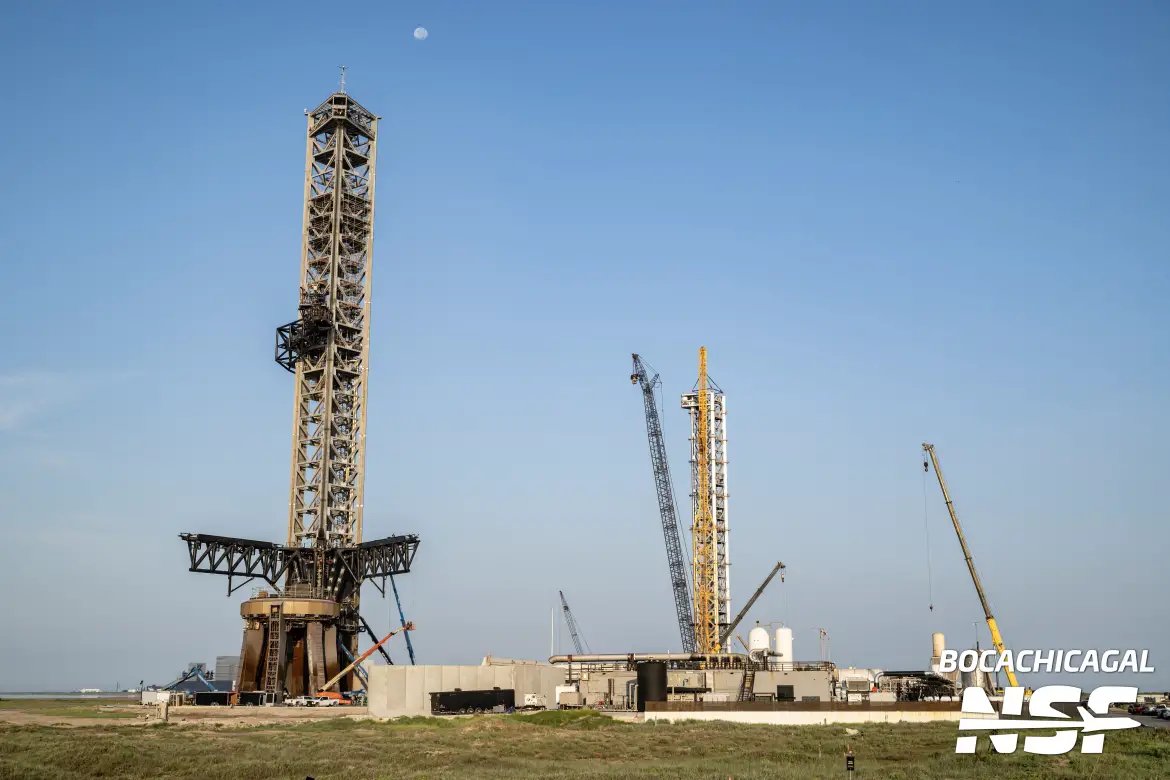 Second Tower complete at Starbase as Flight 5 preps continue - Space ...