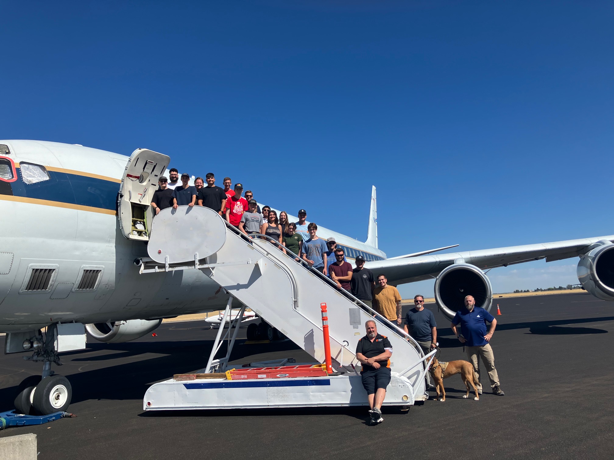Beyond the Textbook: DC-8 Aircraft Inspires Students in Retirement ...
