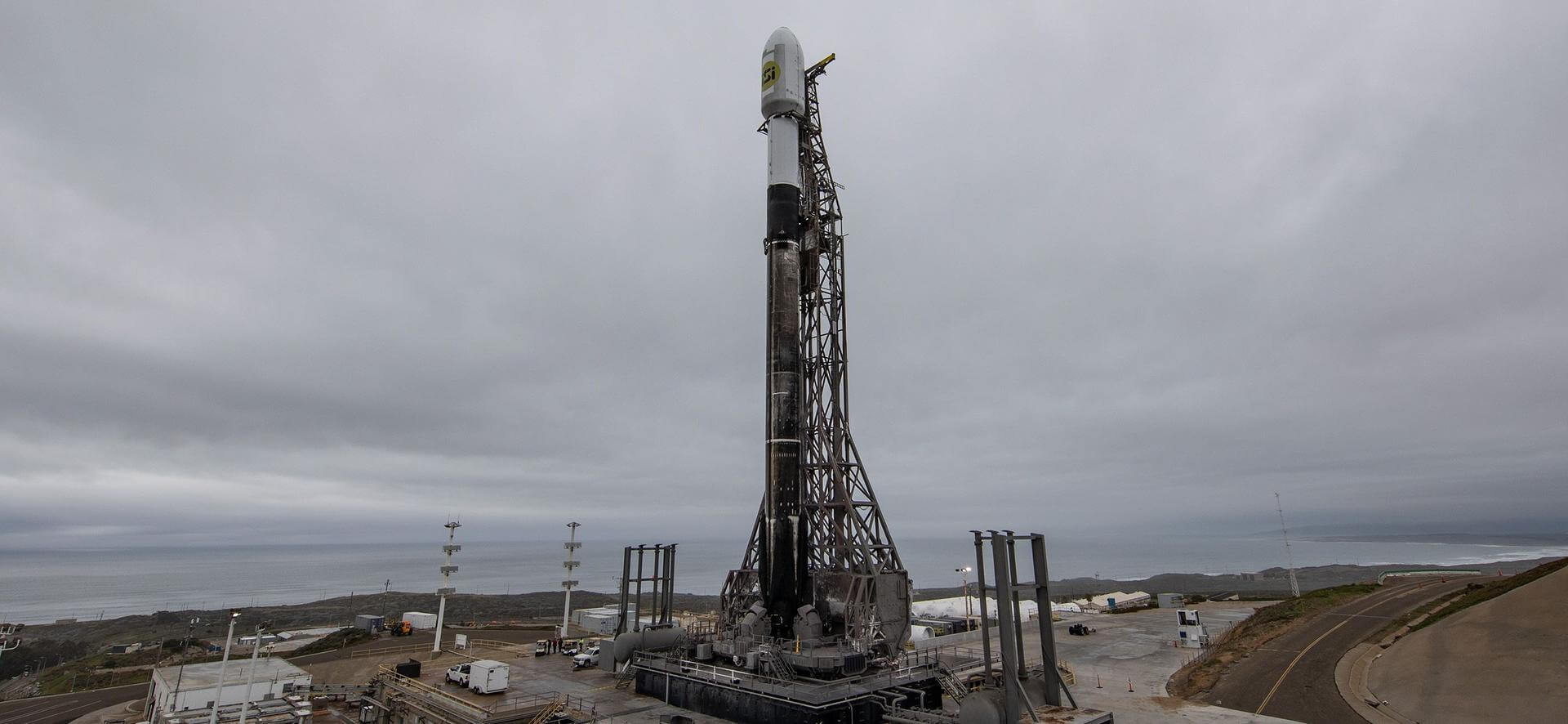 SpaceX EROS-C3 Falcon 9 Block 5 Rocket Launch