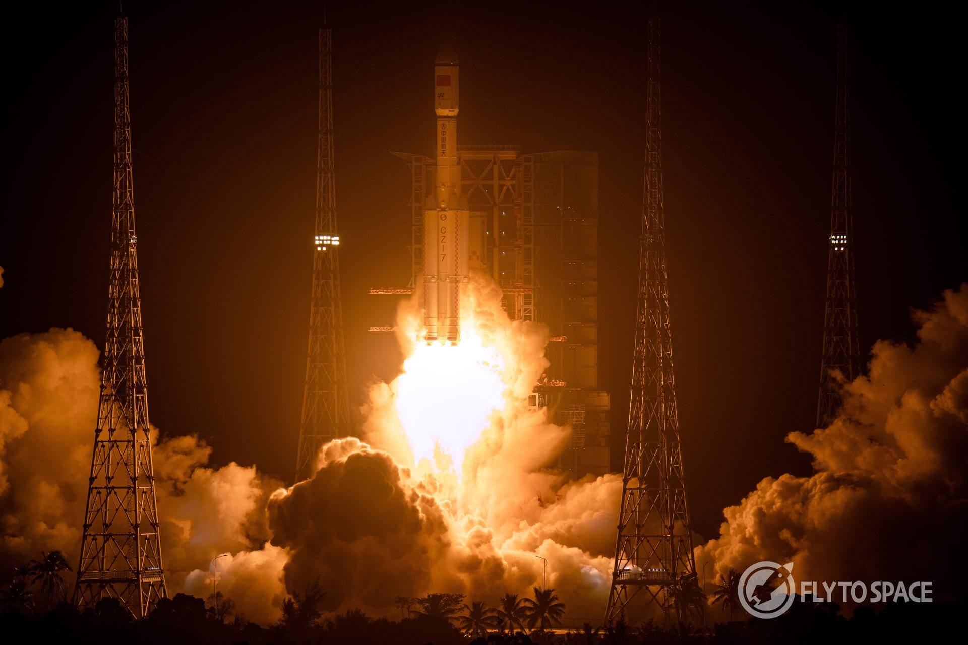 CASC Tianzhou-6 Long March 7 Rocket Launch