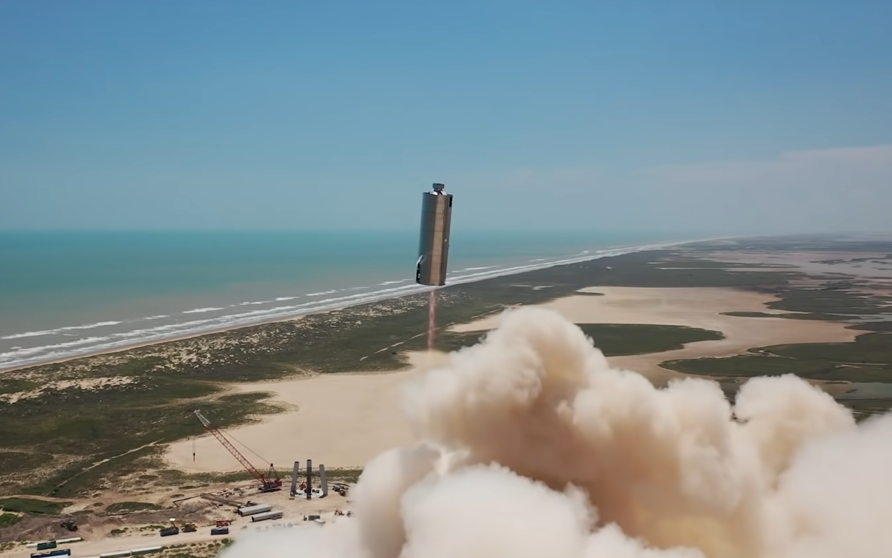 SpaceX 150m Hop Starship SN6 Rocket Launch