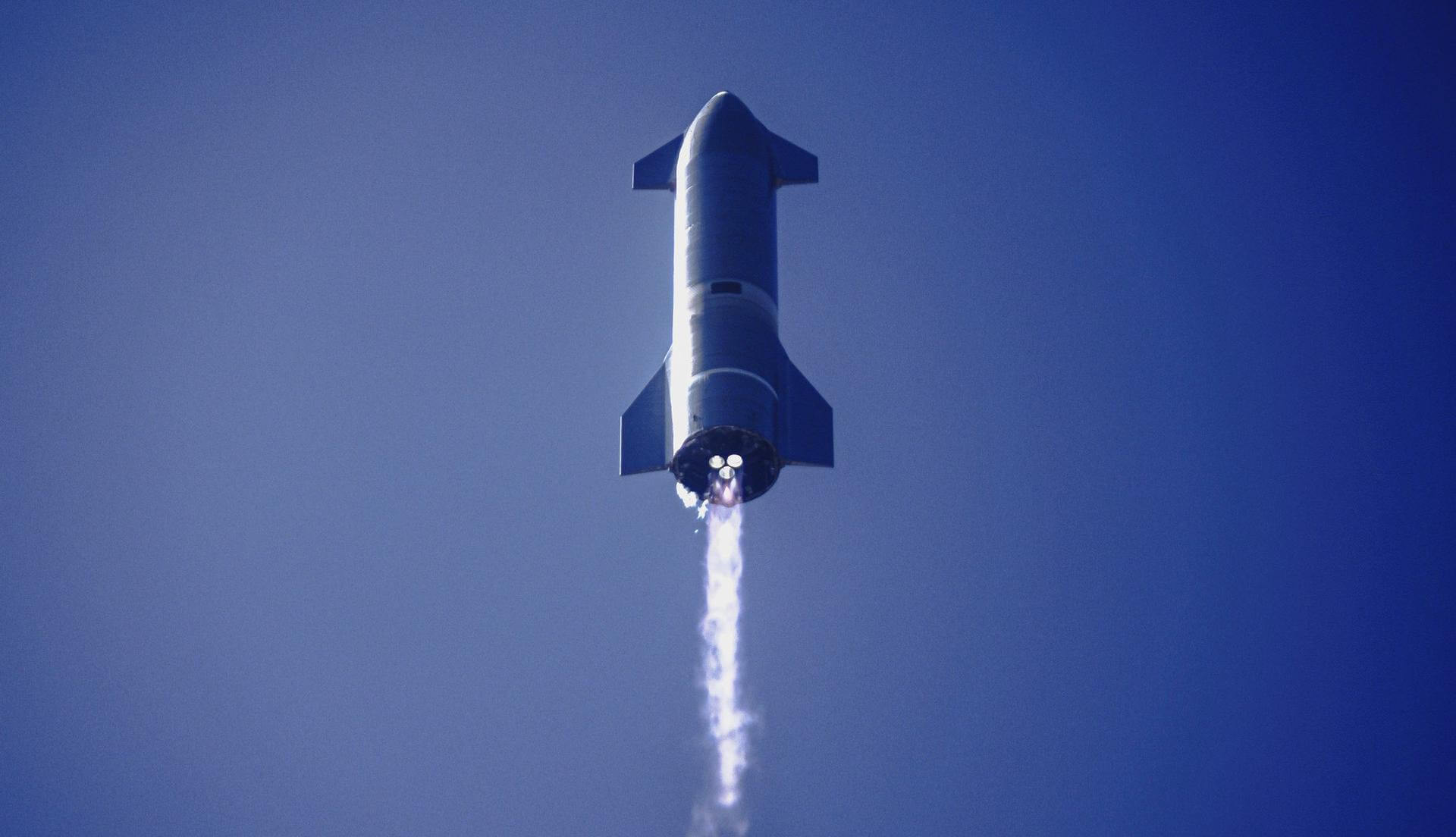 SpaceX 10 km Flight Starship SN9 Rocket Launch