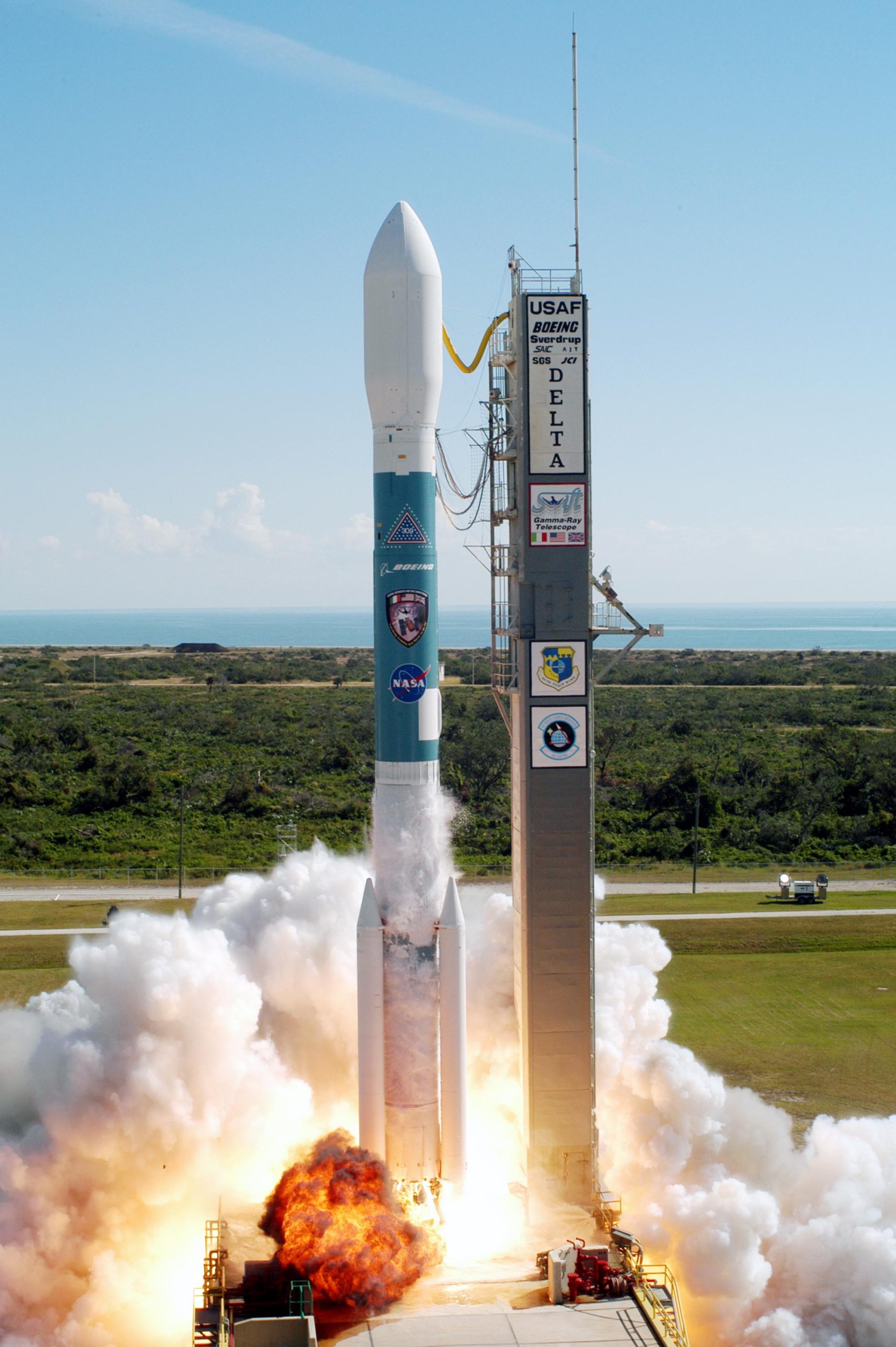 United States Air Force Swift Delta II Rocket Launch
