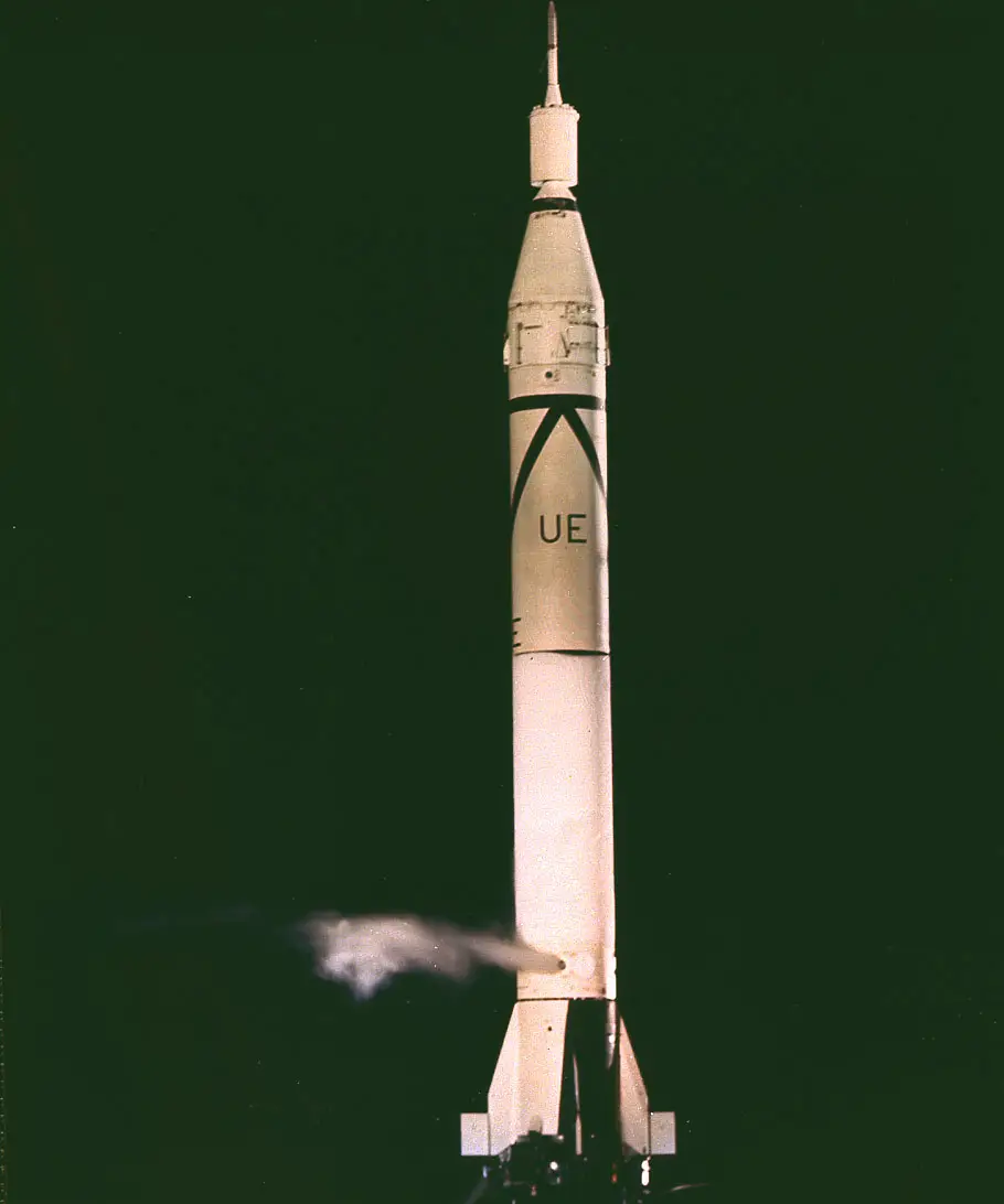 Army Ballistic Missile Agency Explorer 1 Juno-I Rocket Launch