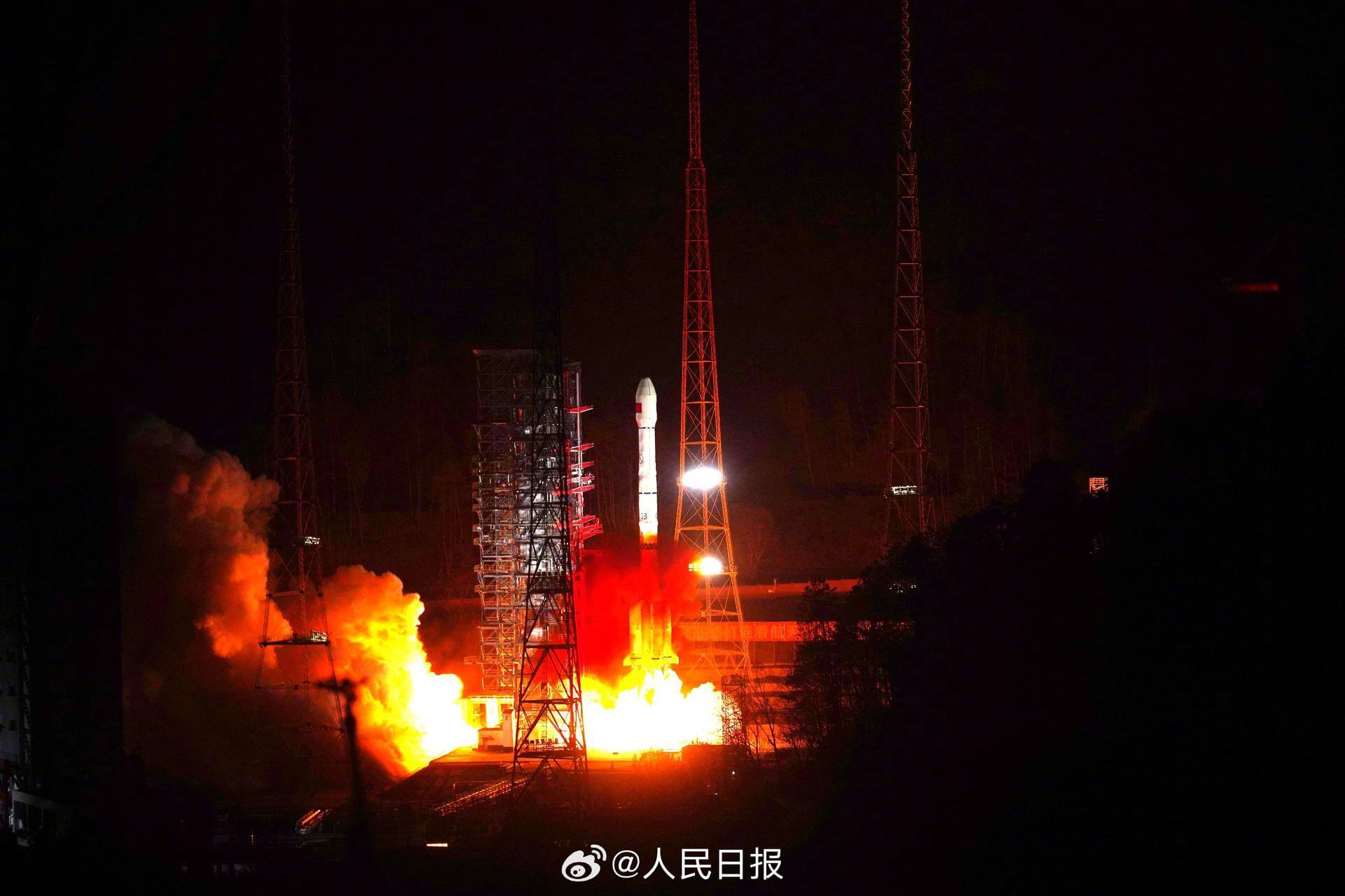 CASC WHG-01 Long March 3B/E Rocket Launch