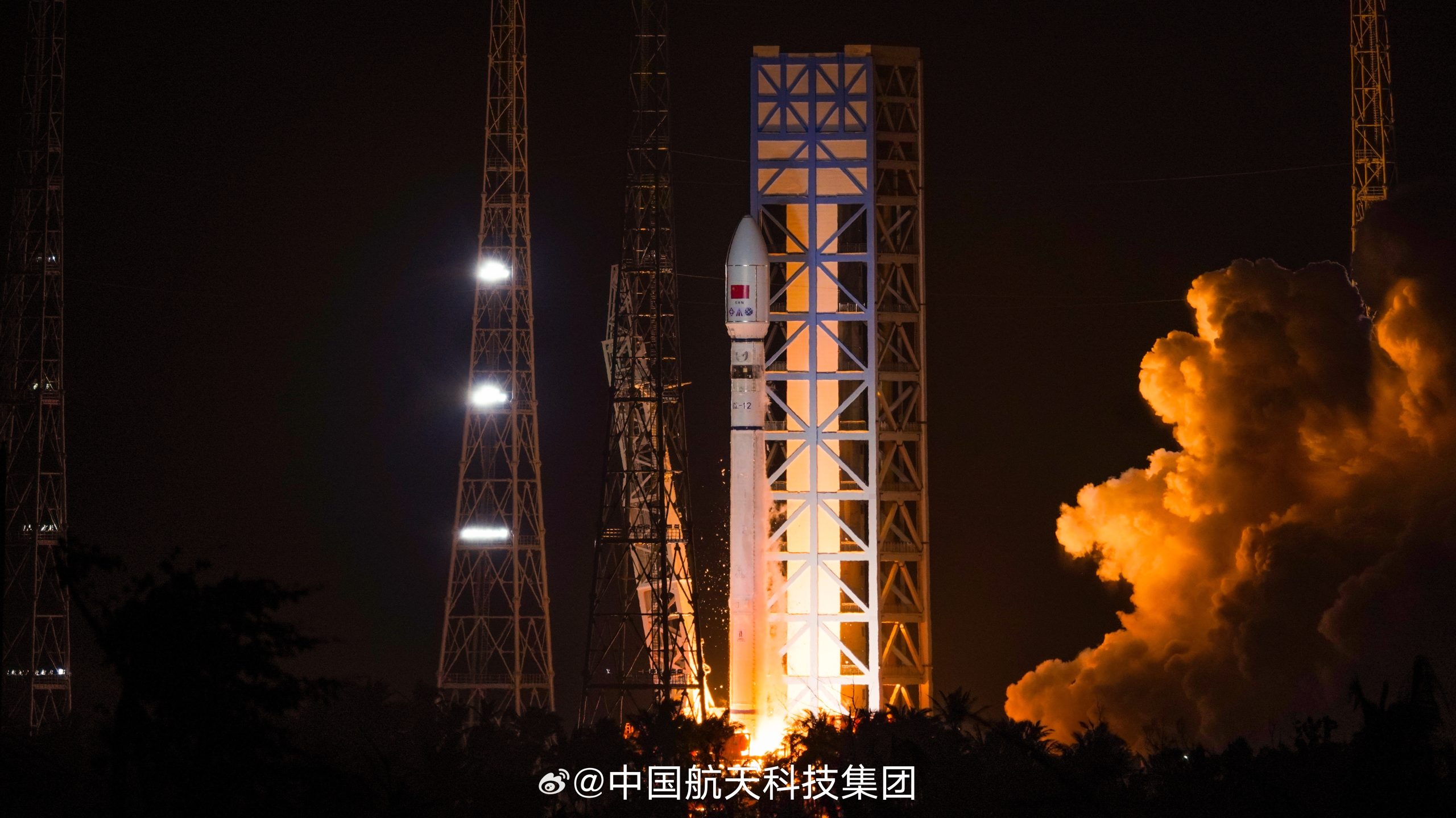 CASC Maiden Flight Long March 12 Rocket Launch