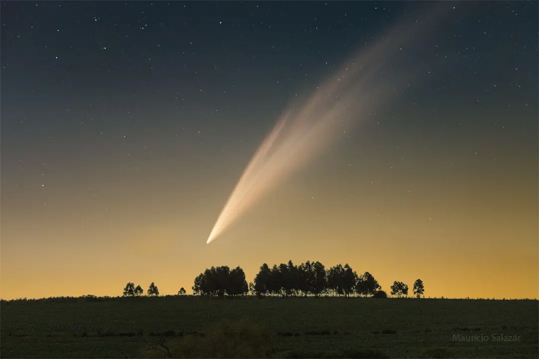 Comet G3 ATLAS over Uruguay - Space Launch Schedule