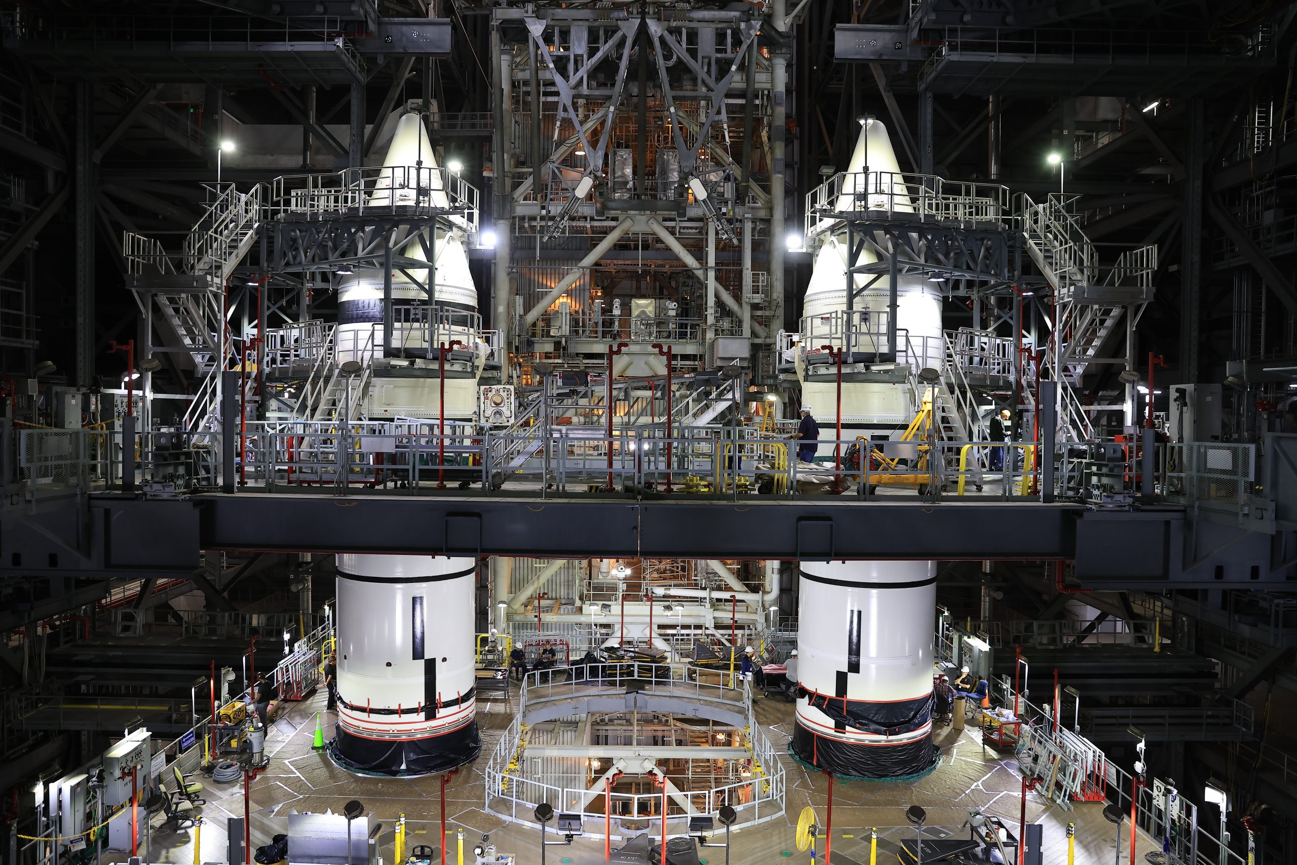 NASA Completes Stacking of Artemis II Solid Rocket Boosters Ahead of ...