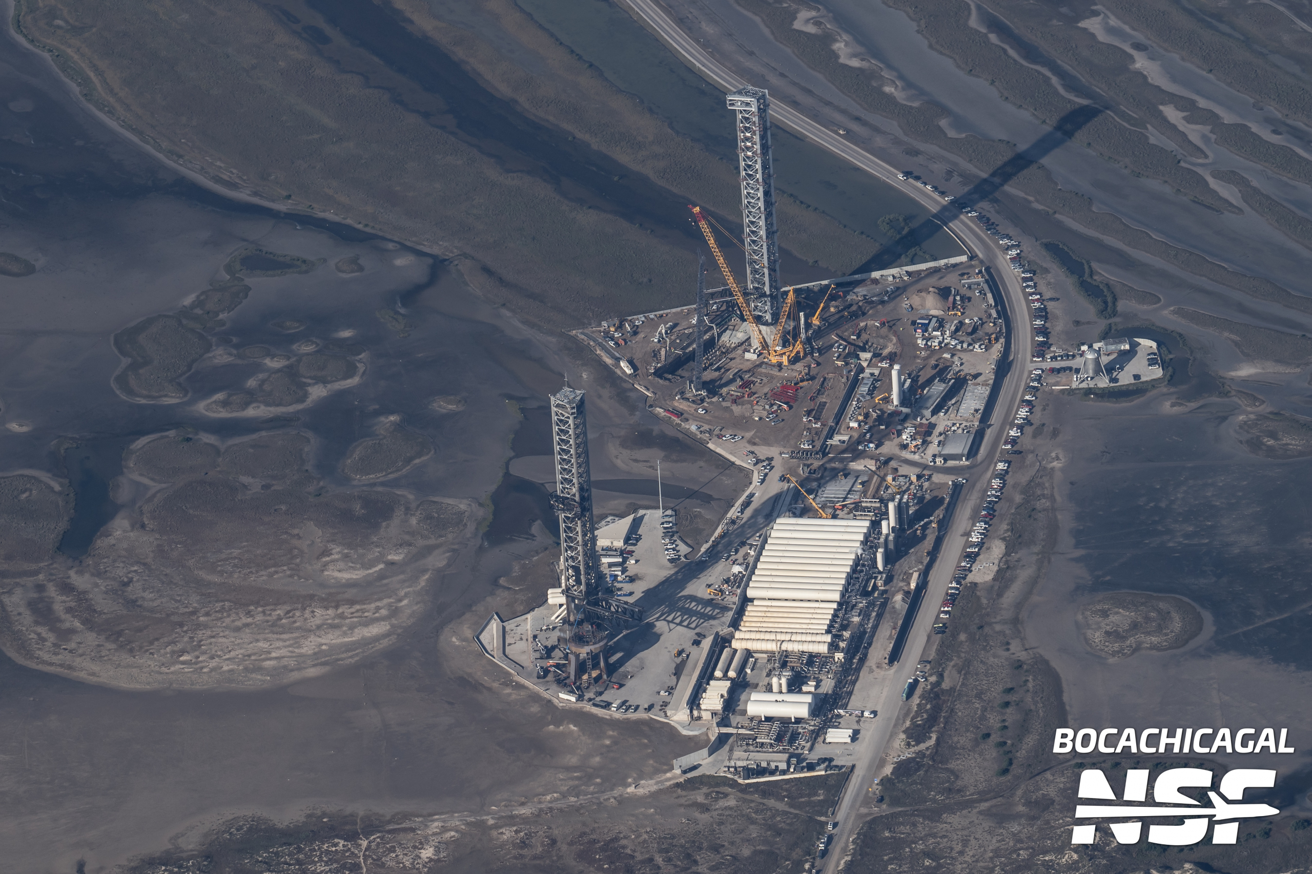 Starbase making progress on second launch pad - Space Launch Schedule