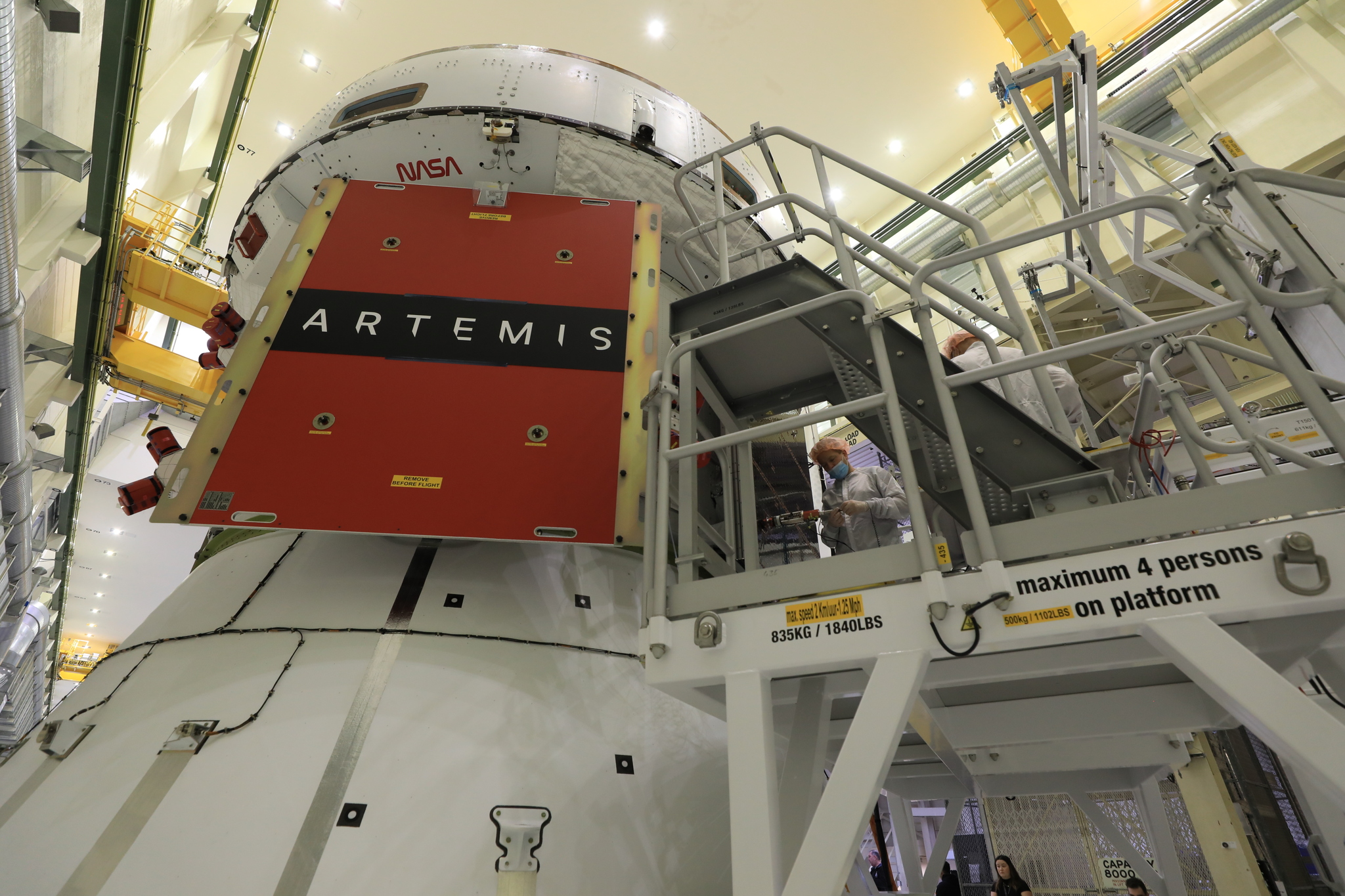 Engineers Install Orion Solar Array Wings for Artemis II - Space Launch ...