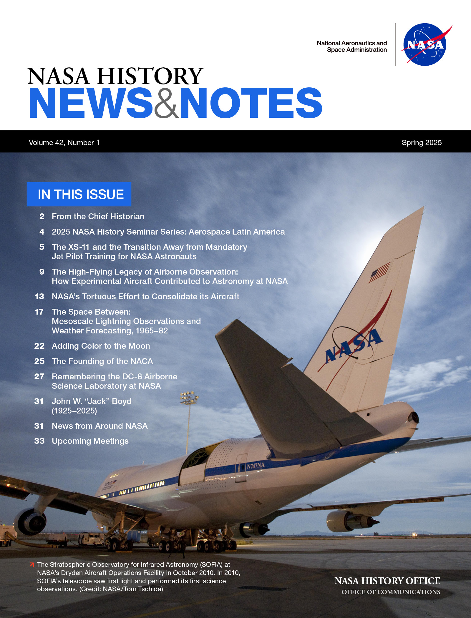 NASA History News and Notes–Spring 2025 - Space Launch Schedule