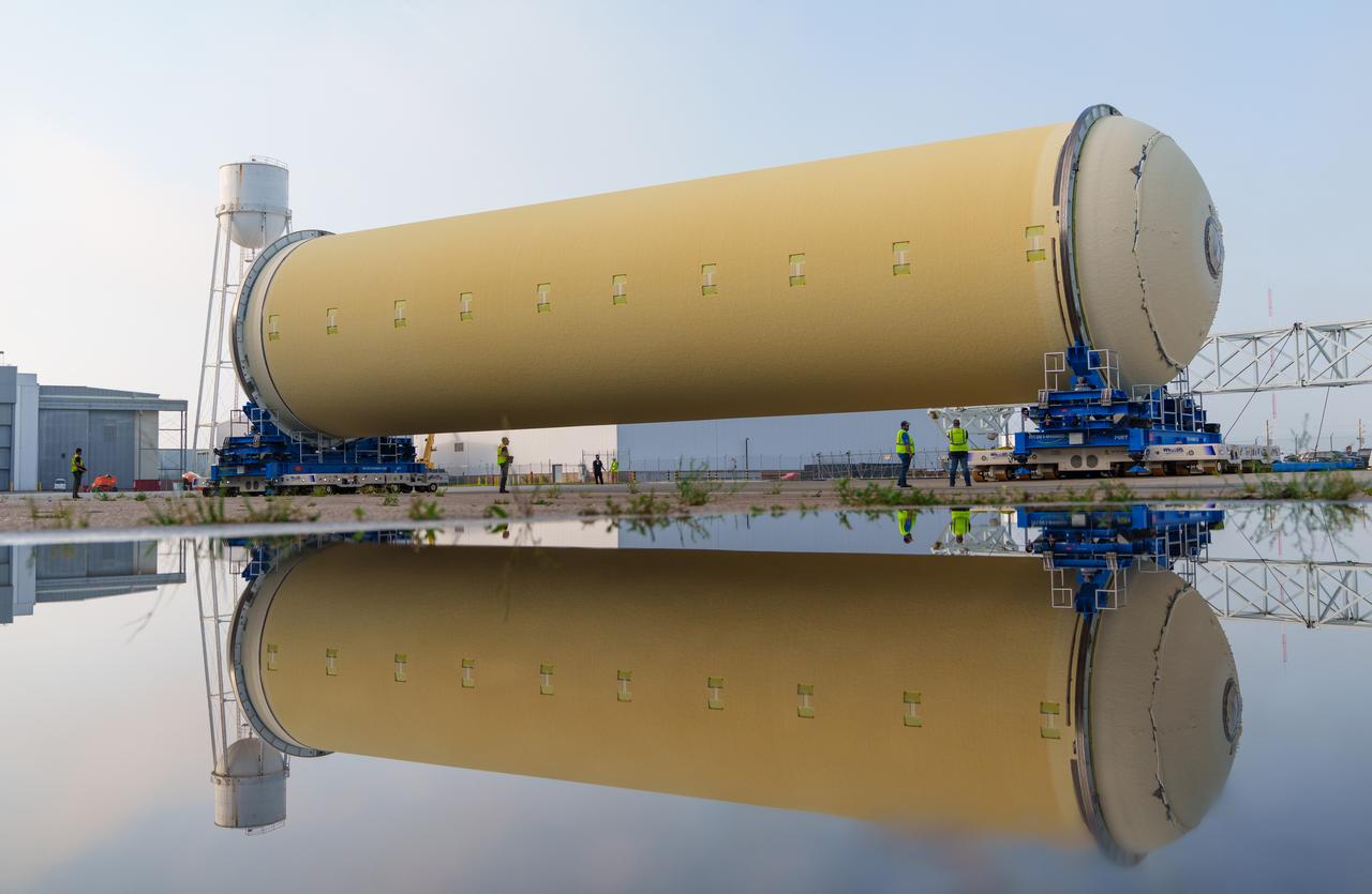 NASA’s Artemis III Core Stage Receives Thermal Protection Coating ...