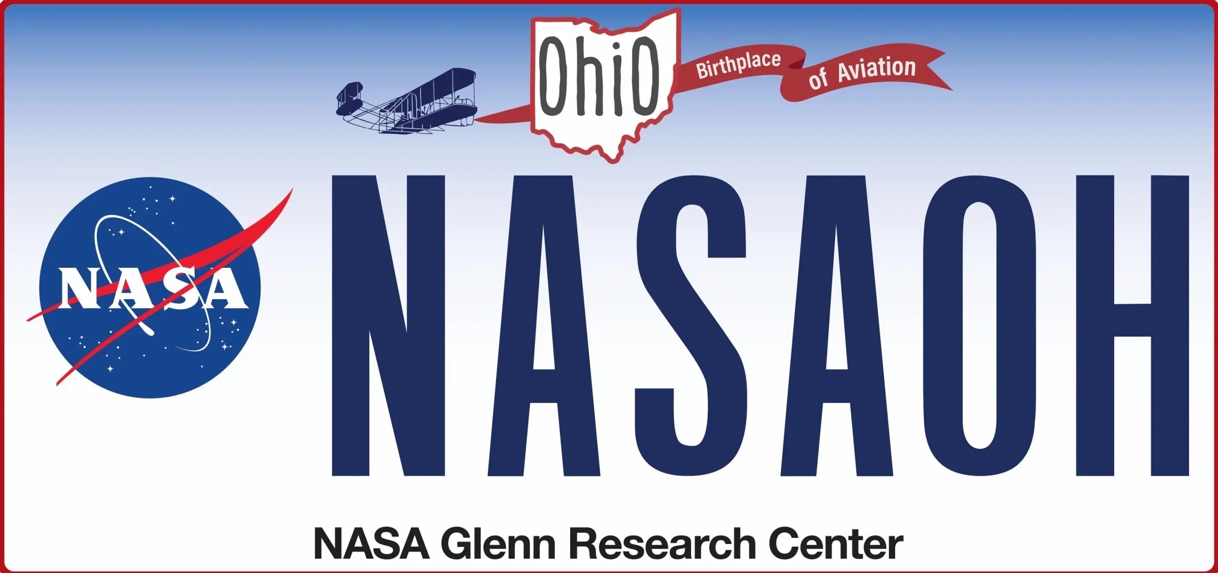 Specialty NASA Glenn License Plates Available - Space Launch Schedule