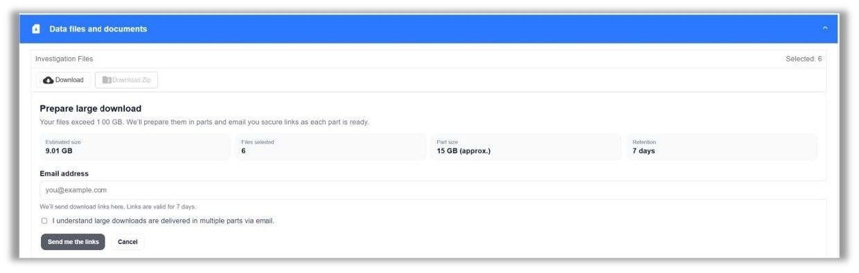 New File Download Process for PSI Large Requests - Space Launch Schedule