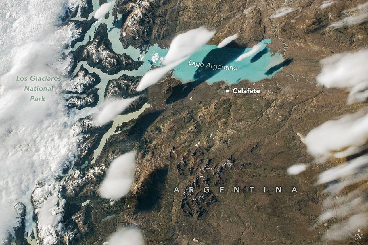 Clouds Swimming over Lago Argentino - Space Launch Schedule