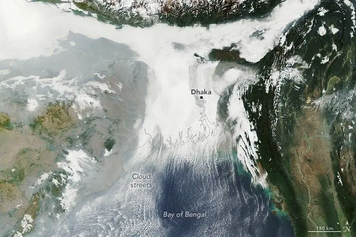 Ganges Delta Under a Winter Shroud of Fog - Space Launch Schedule