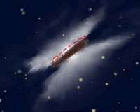 ALMA views giant dusty disk in Gomezs Hamburger with signs of early ...