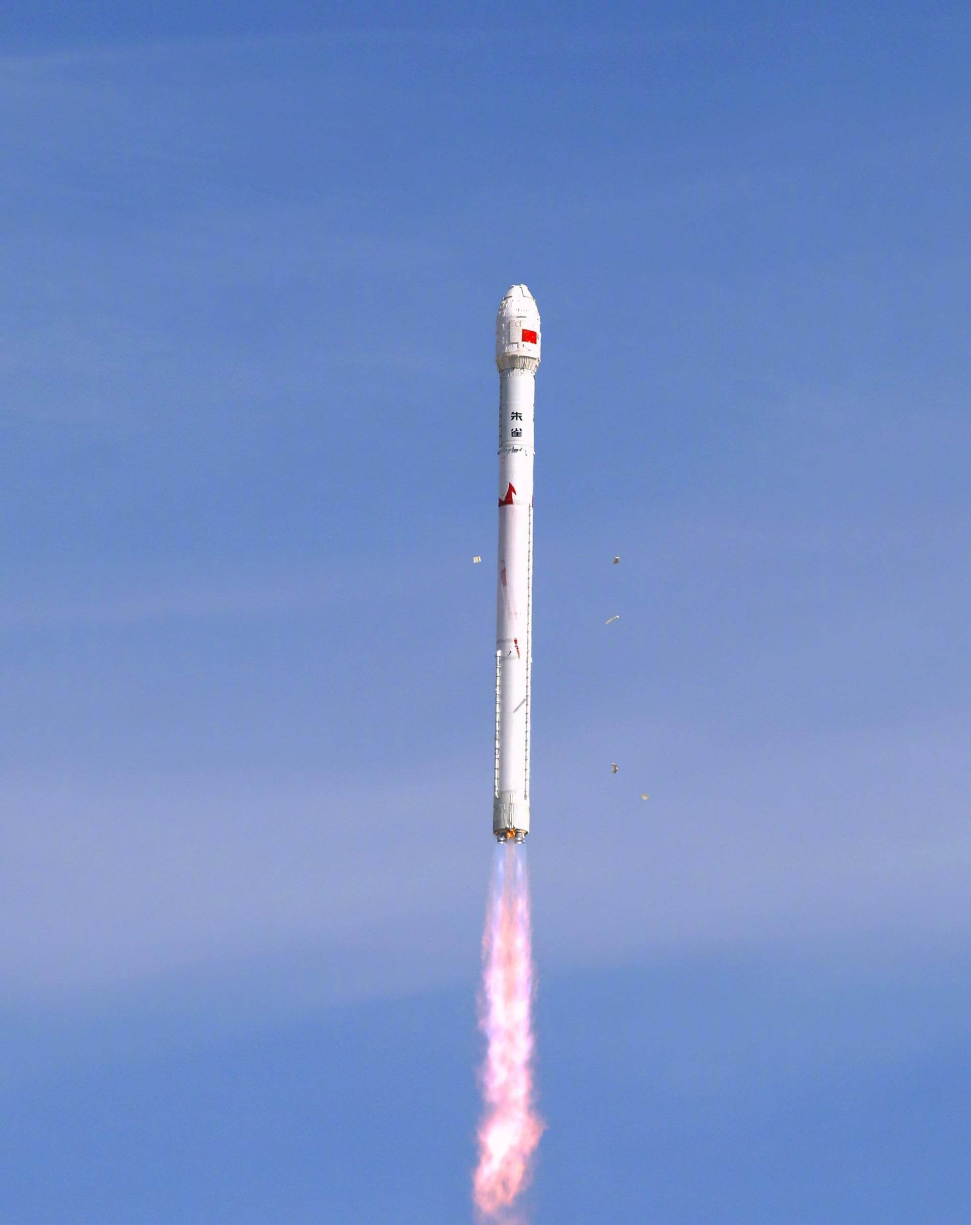 LandSpace 2 x SatNet DTC test satellites Zhuque-2E Block 2 Rocket Launch