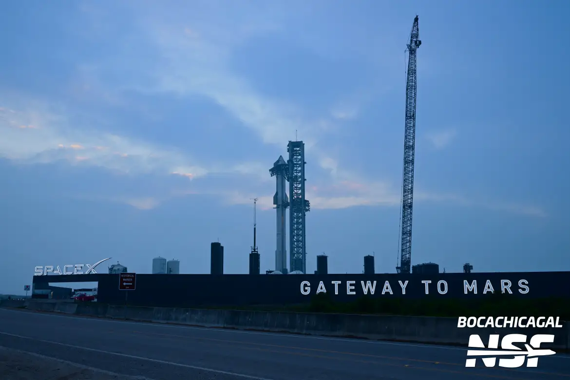 Starship Flight 3 Fully Stacked for WDR testing