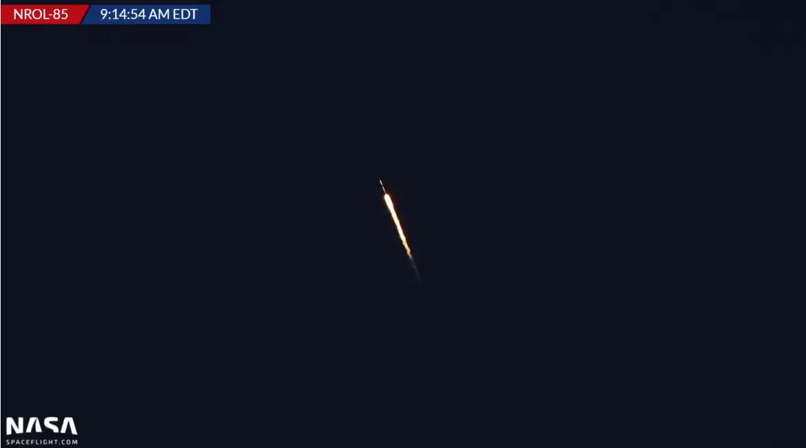 Falcon 9 launches NROL-85 mission for National Reconnaissance Office